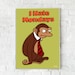 Futurama Monday Monkey - I Hate Mondays. A5, A4 & A3 - Perfect Office ...