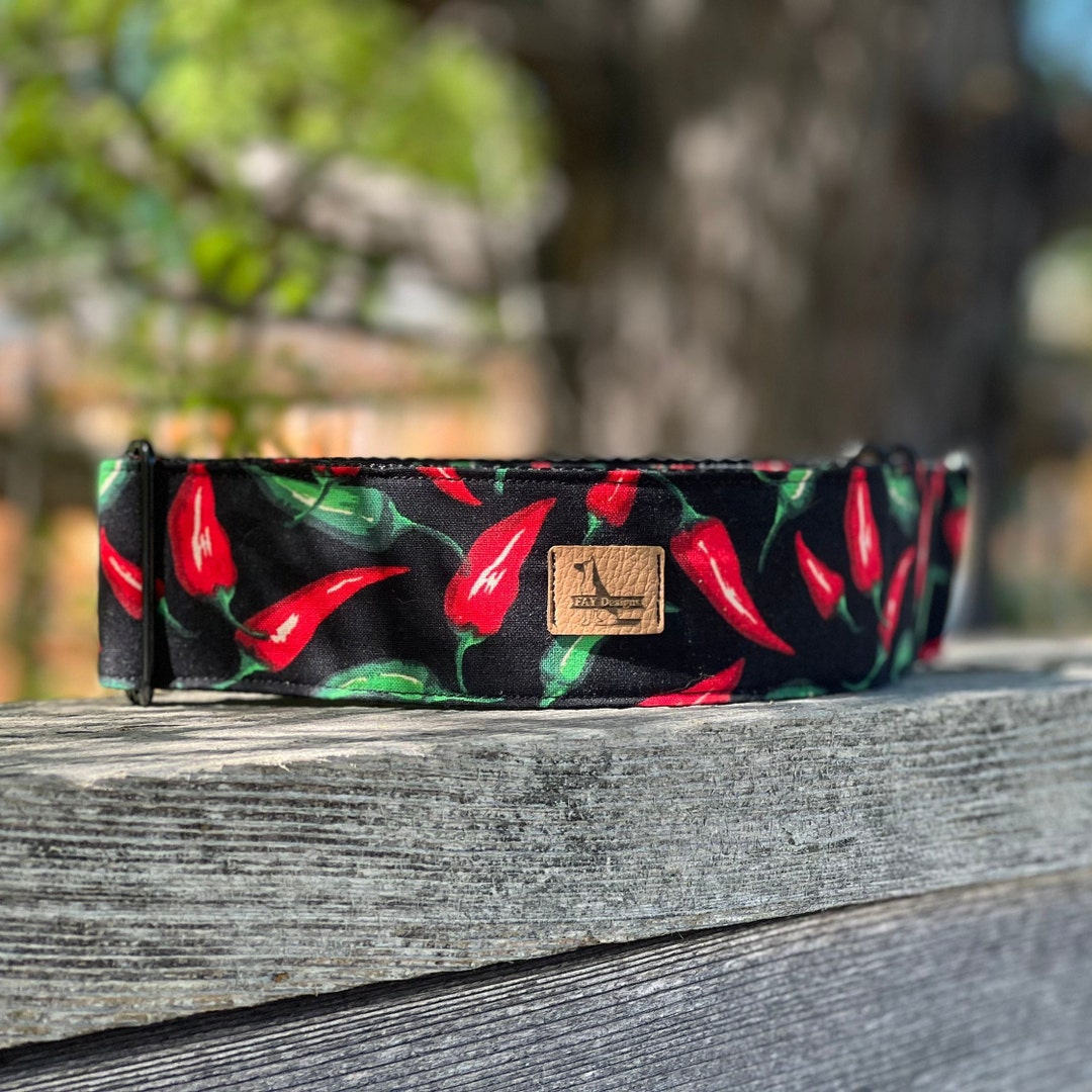 The Chili Pepper Dog Collar ~ New Mexico Dog Collar ~ Food Dog Collar ...