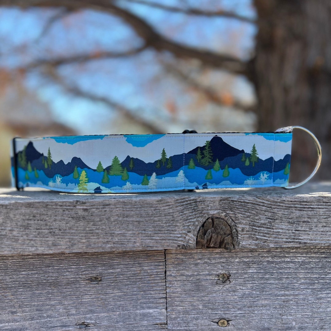 The Mountain Dog Collar ~ Nature Dog Collar ~ Tree Dog Collar ~ Slip ...
