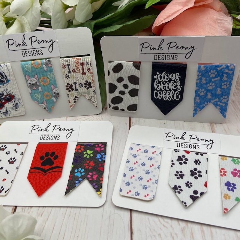 Paw Print Bookmark - Etsy
