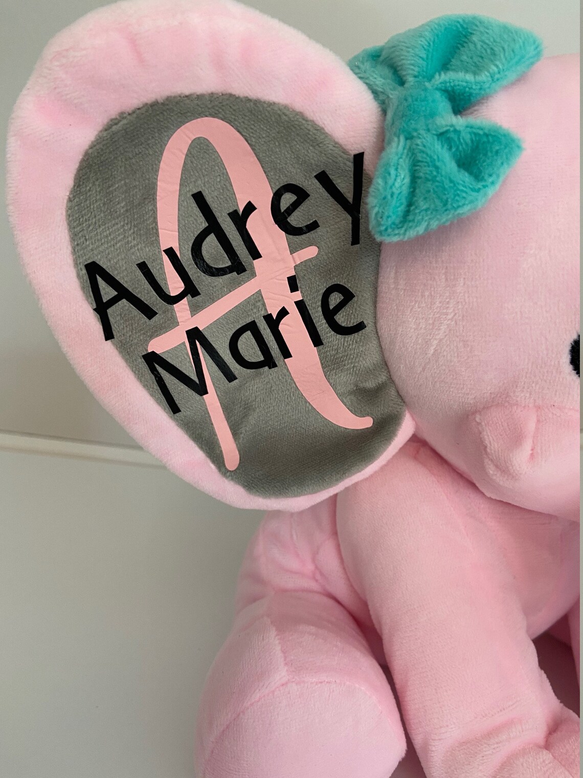 Birth Announcement Elephant, Birth Stat Elephant, Baby Keepsake, Baby ...