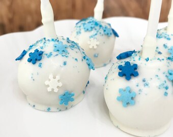 Snowflake Cake Pops - Etsy