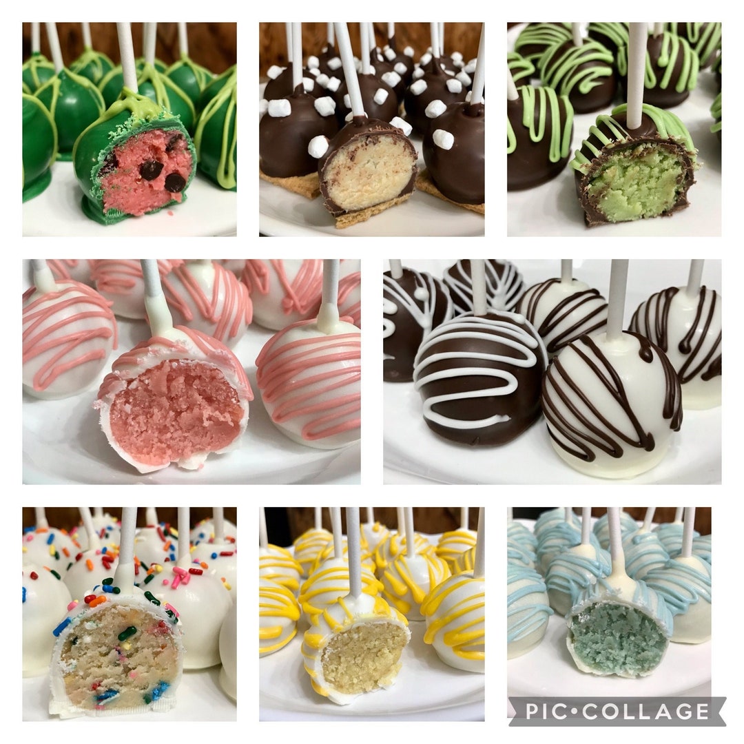 Variety Cake Pop Pack Variety Cake Pops Assorted Cake Pops Holiday Cake ...