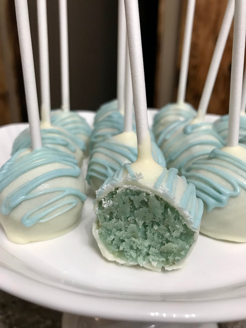 Cotton Candy Cake Pops Baby Shower Cake Pops Wedding Cake Pops - Etsy