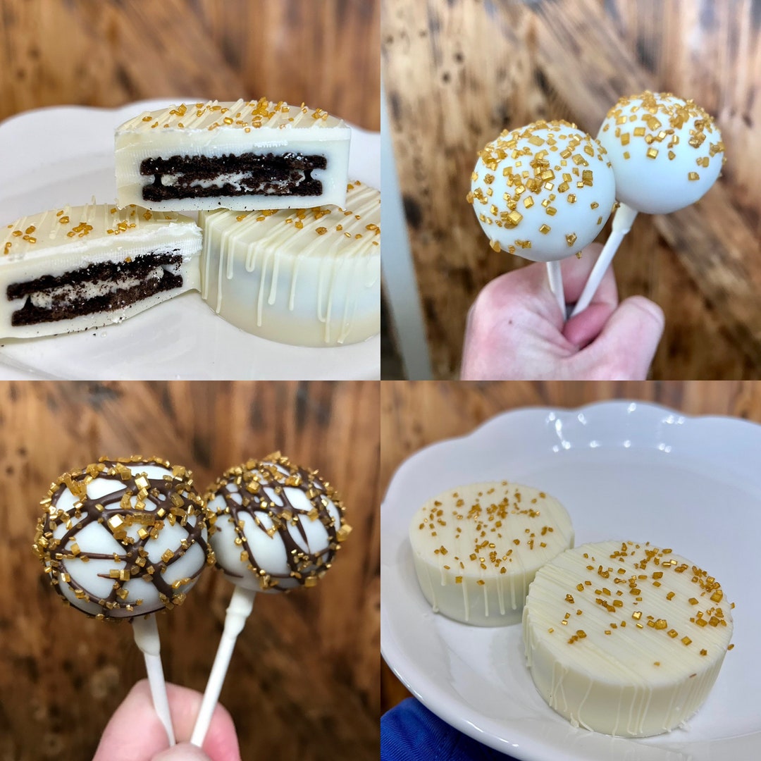 300 Wedding Bundle Wedding Cake Pops Wedding Chocolate Covered Oreos ...