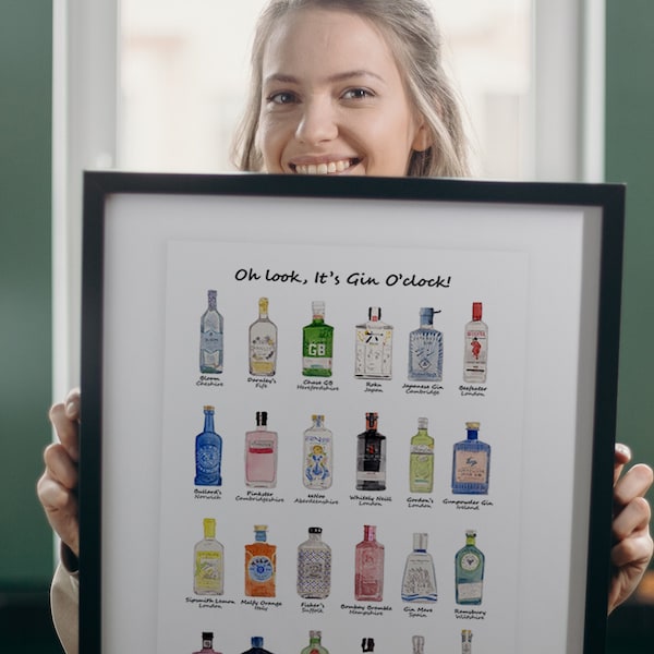 Gin Poster - Etsy