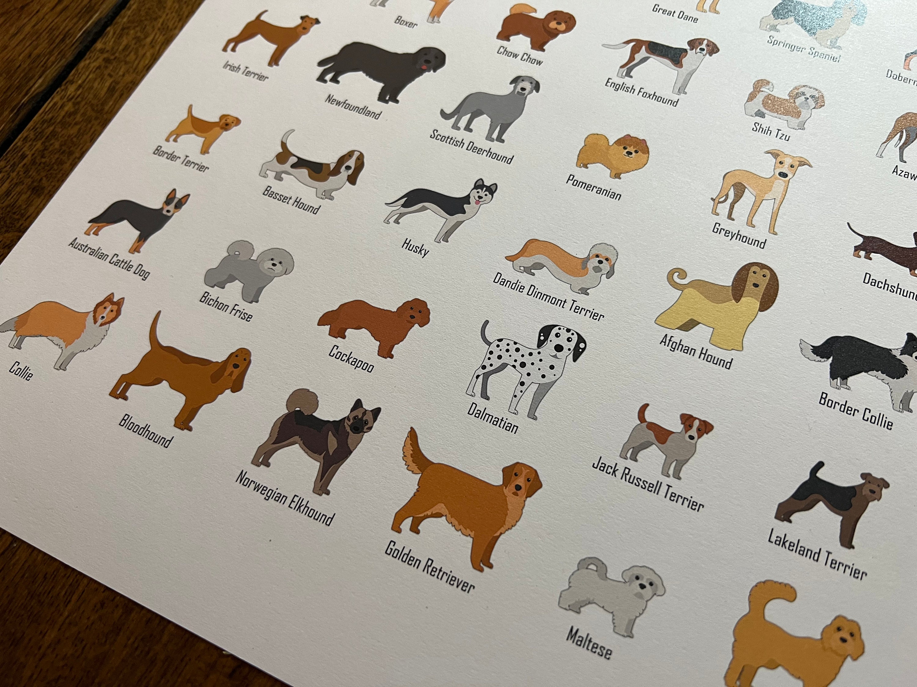 Dog Wall Art Dog Poster Fun Dog Print Pet Wall Art Dog - Etsy