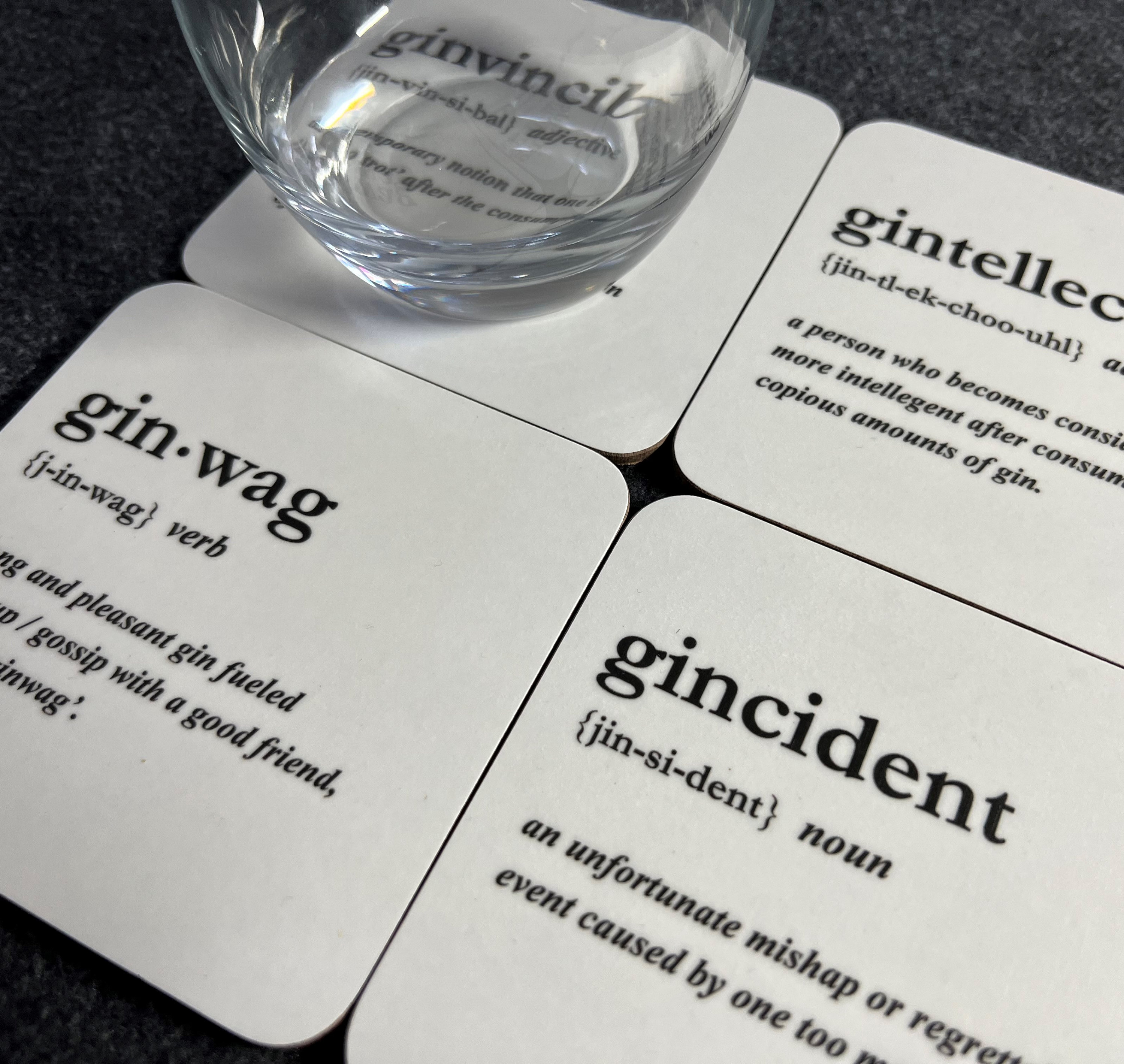 Gin Coasters Gin Table Coasters, Coffee Coaster, Tea Coaster, Drinks ...