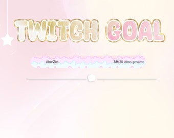 Animated Sub Goal Bar Twitch Twitch Sub Goal, Subscription Goal Tracker ...
