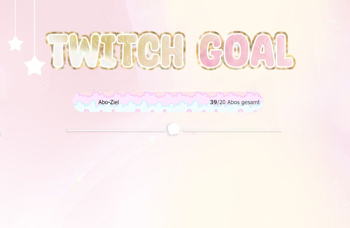 Animated Sub Goal Bar Twitch Twitch Sub Goal, Subscription Goal Tracker ...