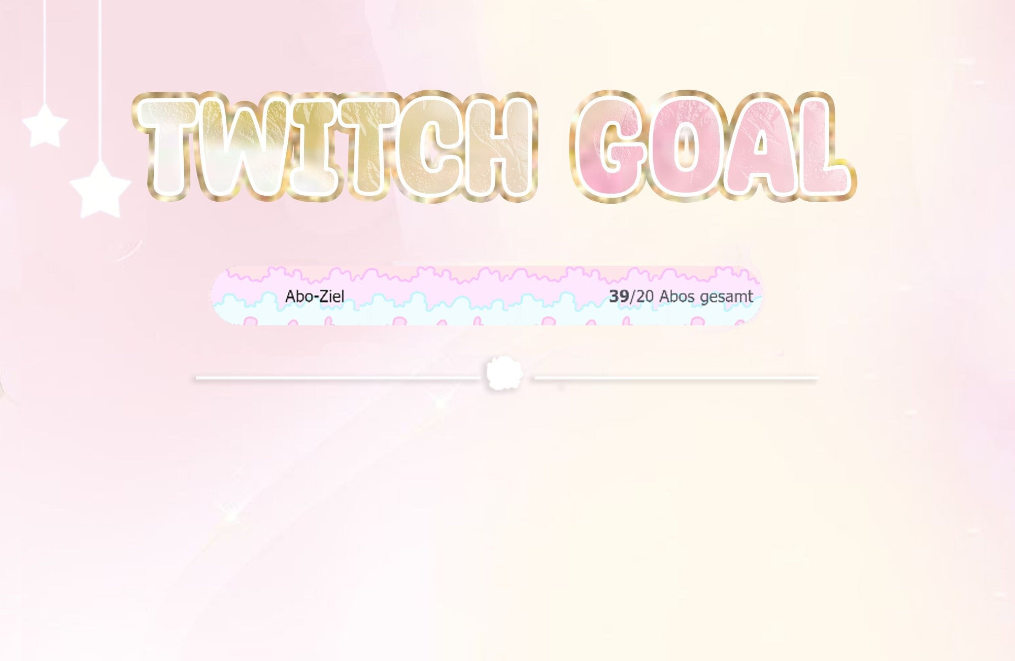 Animated Sub Goal Bar Twitch Twitch Sub Goal, Subscription Goal Tracker ...