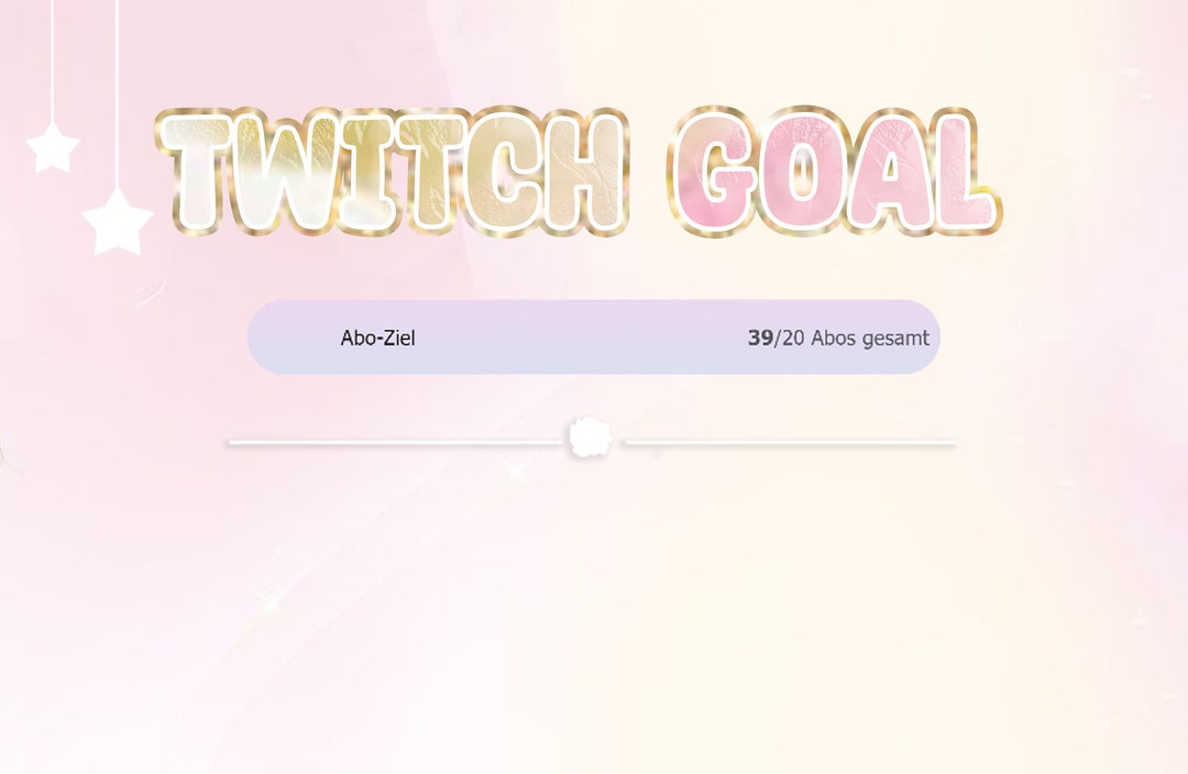 Animated Sub Goal Bar Twitch Twitch Sub Goal, Subscription Goal Tracker ...