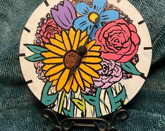 Hand Painted Clocks | Etsy