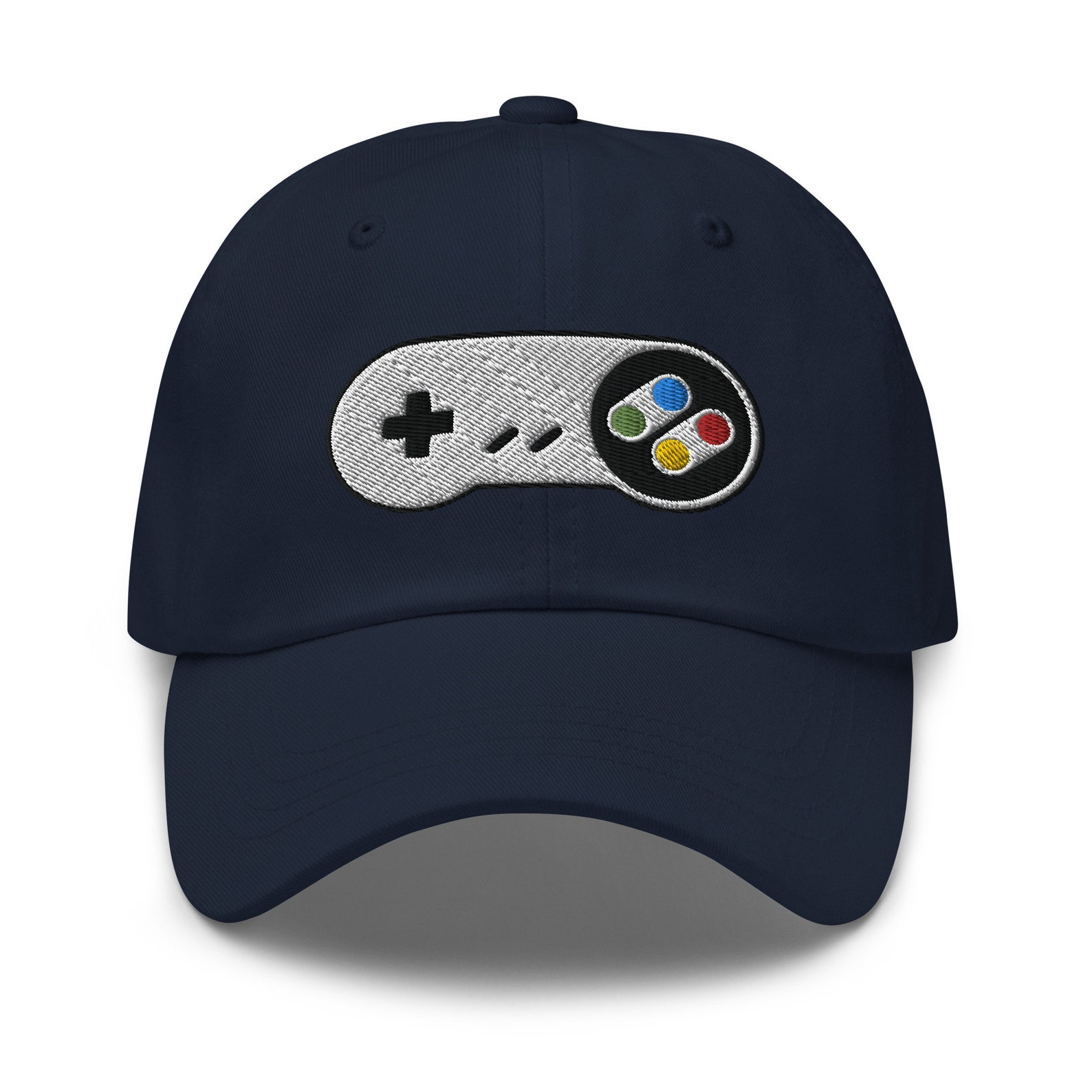 Video Game Controller Gamer Hat, Abstract SNES SFC Gamer Cap ...