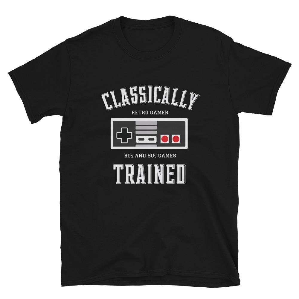 Classically Trained 8-bit NES | 16-bit SNES | Retro Gaming Tshirts ...