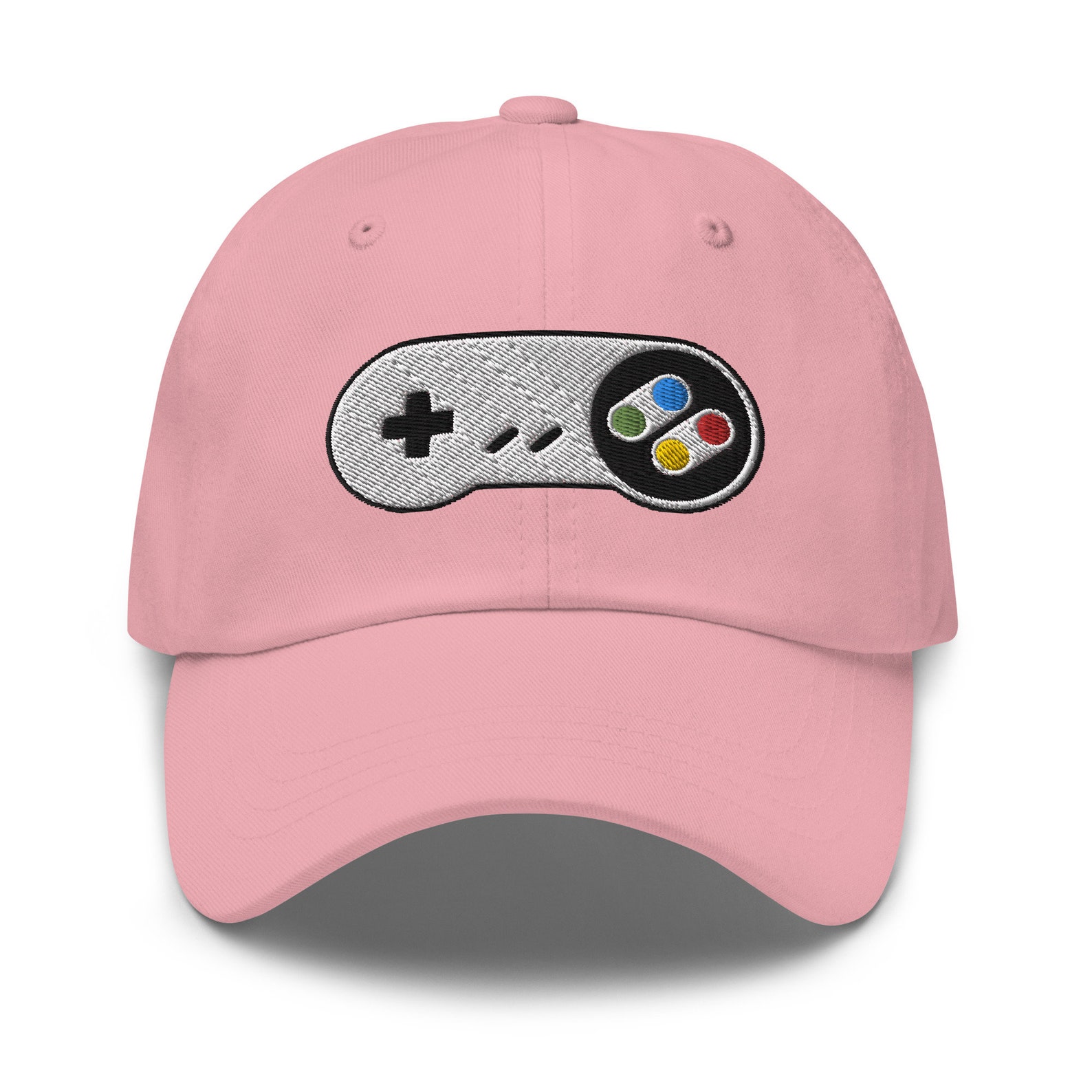 Video Game Controller Gamer Hat, Abstract SNES SFC Gamer Cap ...
