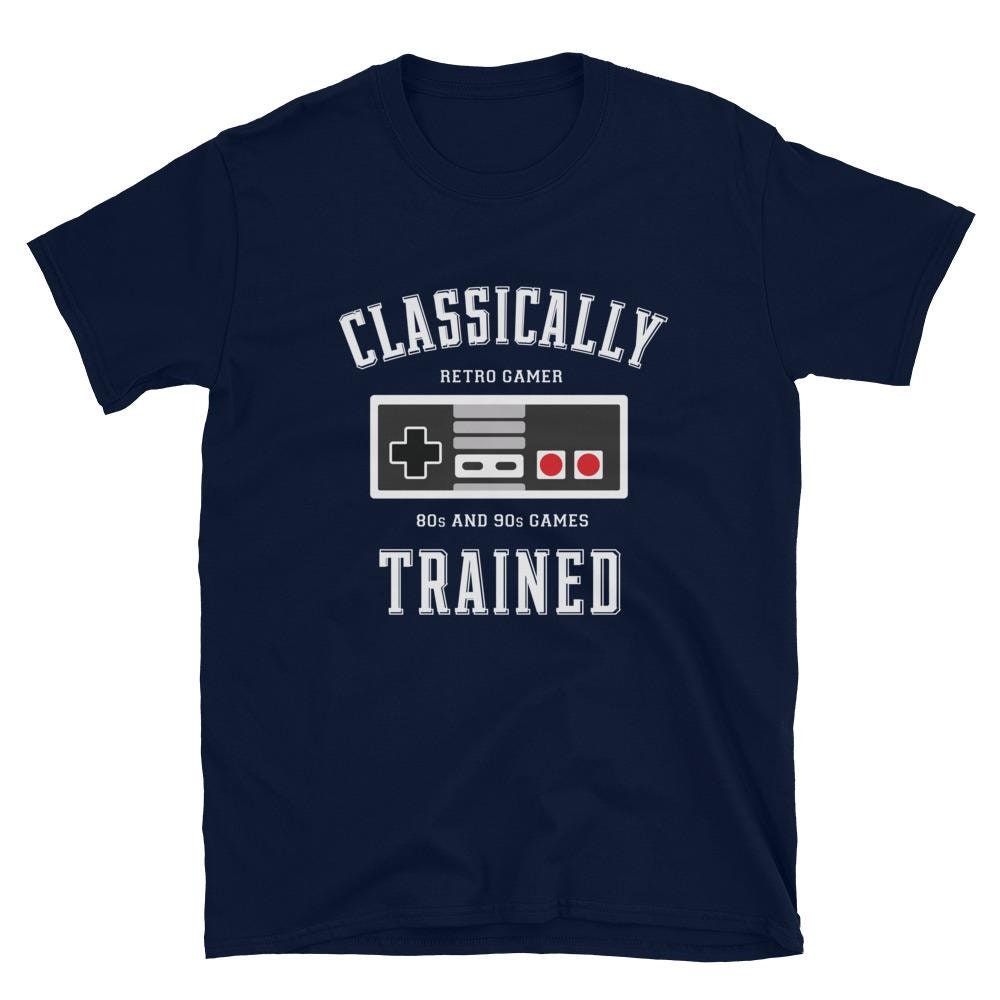 Classically Trained 8-bit NES | 16-bit SNES | Retro Gaming Tshirts ...