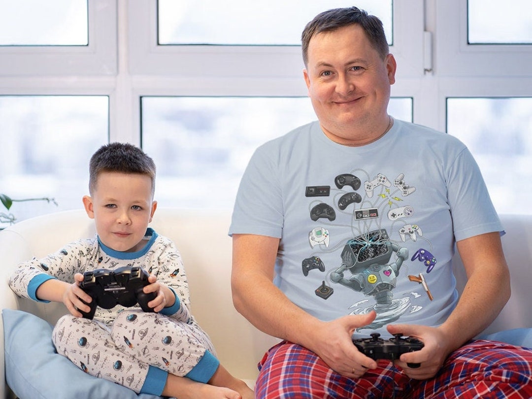 Retro Video Gamer 8-bit 16-bit Retro Gaming Tshirt, Gamer T Shirt ...