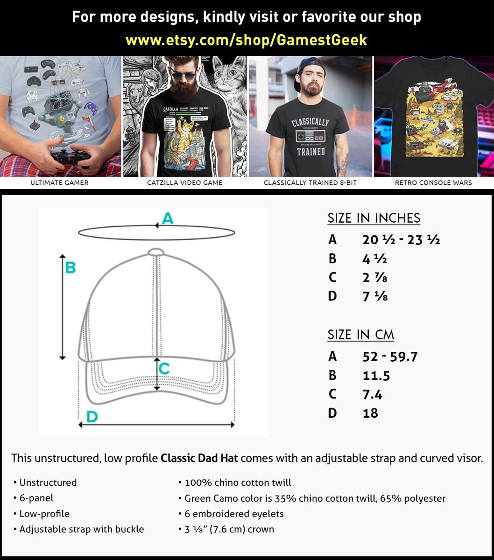 Video Game Controller Gamer Hat, Abstract SNES SFC Gamer Cap ...