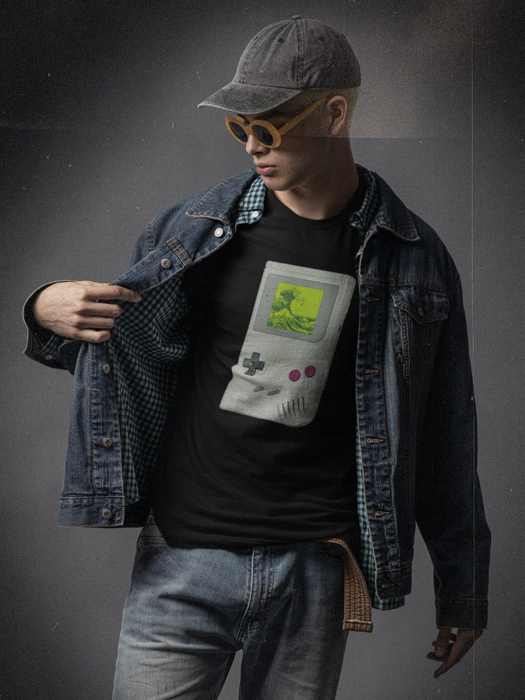Retro Wave Gameboy Tshirt, Game Boy Classic Gaming T Shirt, Japanese ...