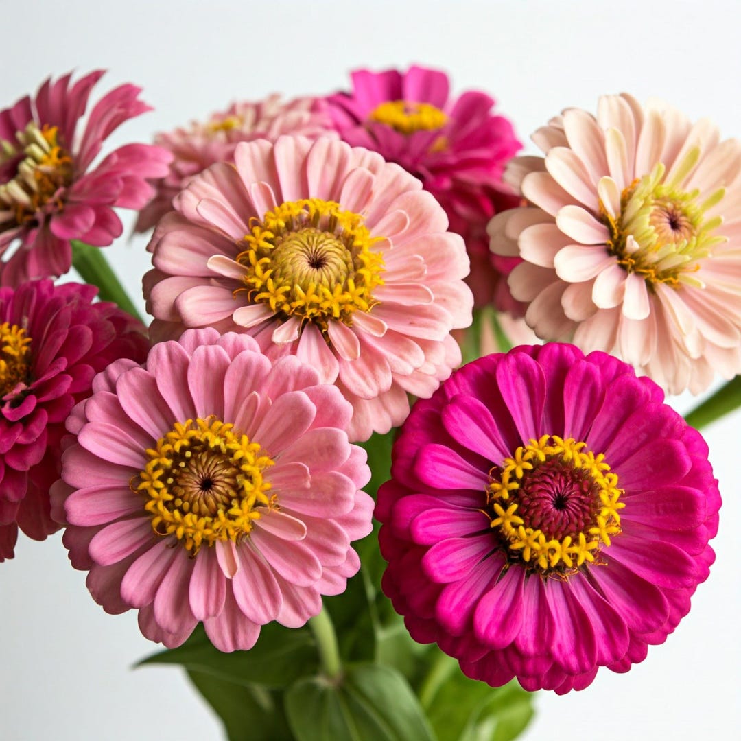 Butterfly Bee Pollinators Zinnia Illumination Mix Pink Purple Magenta ...