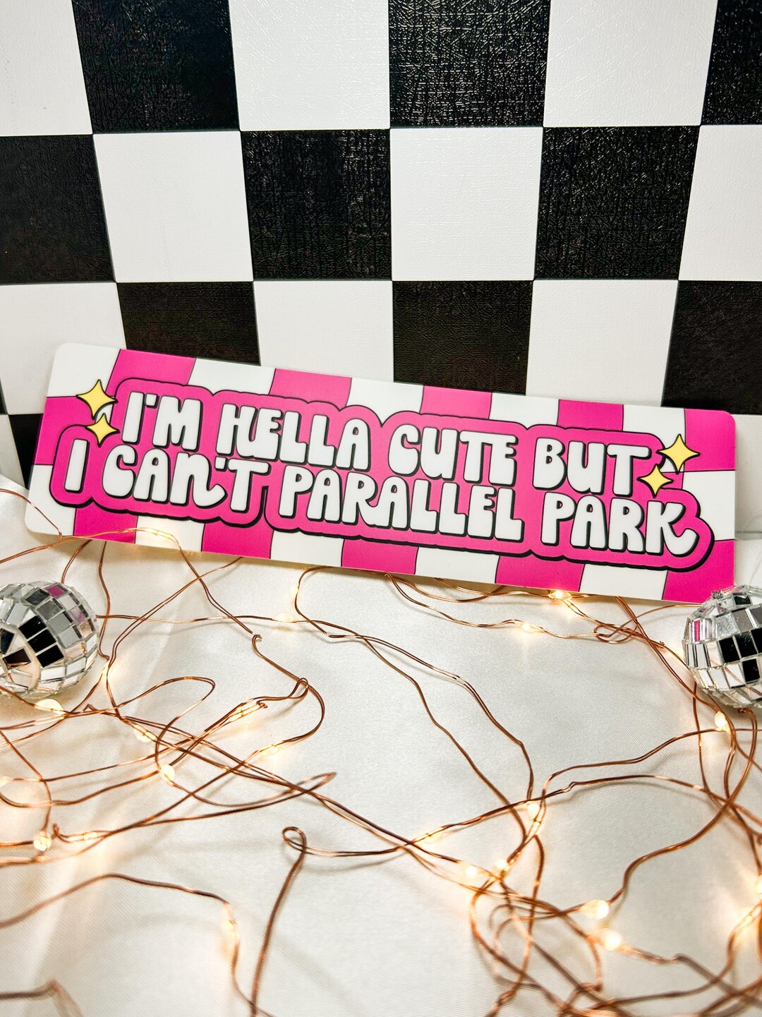 Hella Cute but Can’t Parallel Park Bumper Sticker for Cars, Suv’s, and ...
