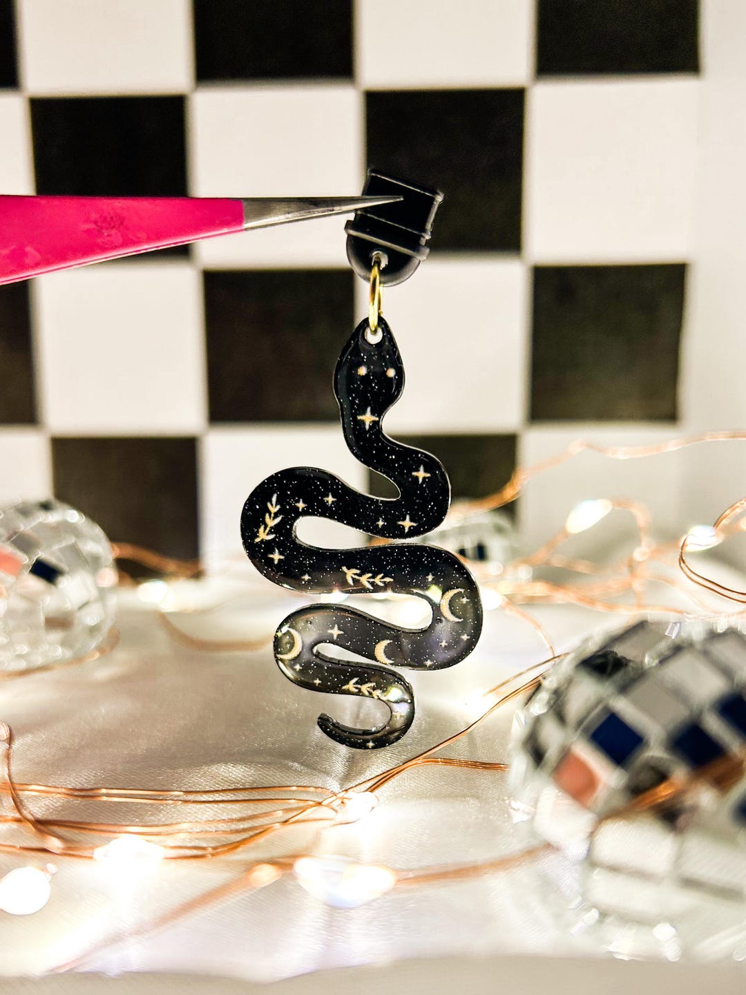 Celestial Snake Dust Plug Charm for Kindles, Iphones and Androids - Etsy