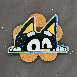 Bluey Peeker Sticker for Car Windows Water Bottles, Laptops, Kindles ...