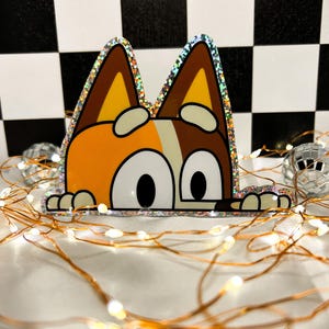 Bluey Peeker Vinyl Sticker for Car Windows, Water Bottles, Laptops ...