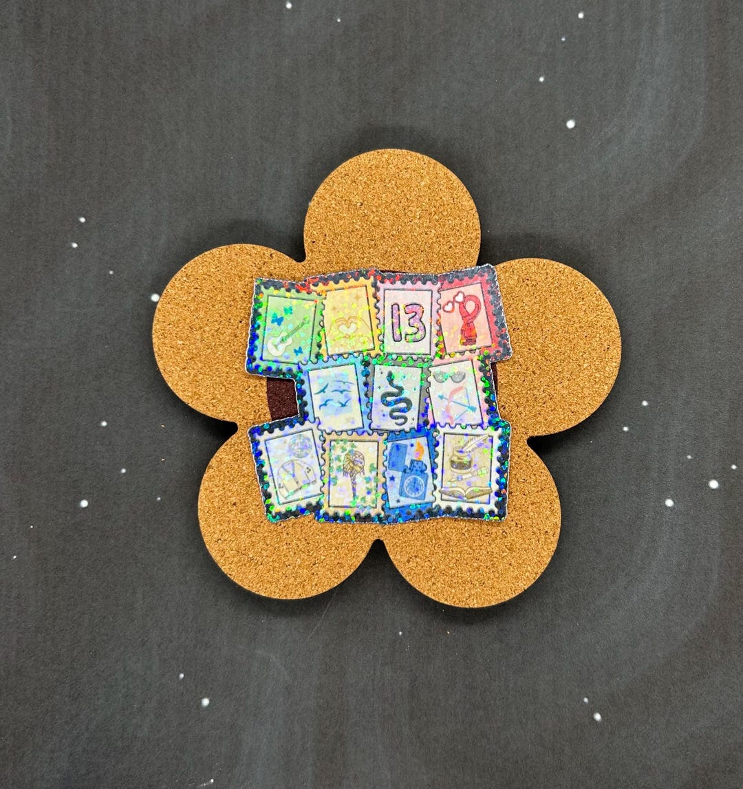 The Eras Stamps Holographic Glitter Sticker Water Resistant Sticker ...