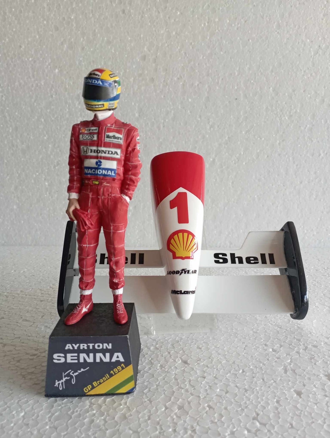 Wing / Nosecone 1/10 Scale and Figures in 1/12 Scale Ayrton Senna - Etsy