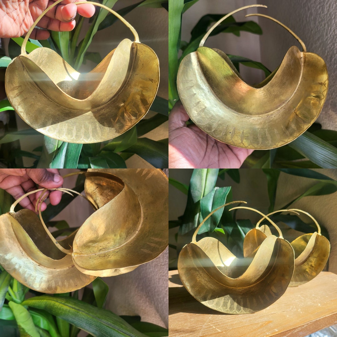 XXL Authentic Traditional Fulani Earrings, Statement Earrings, African ...