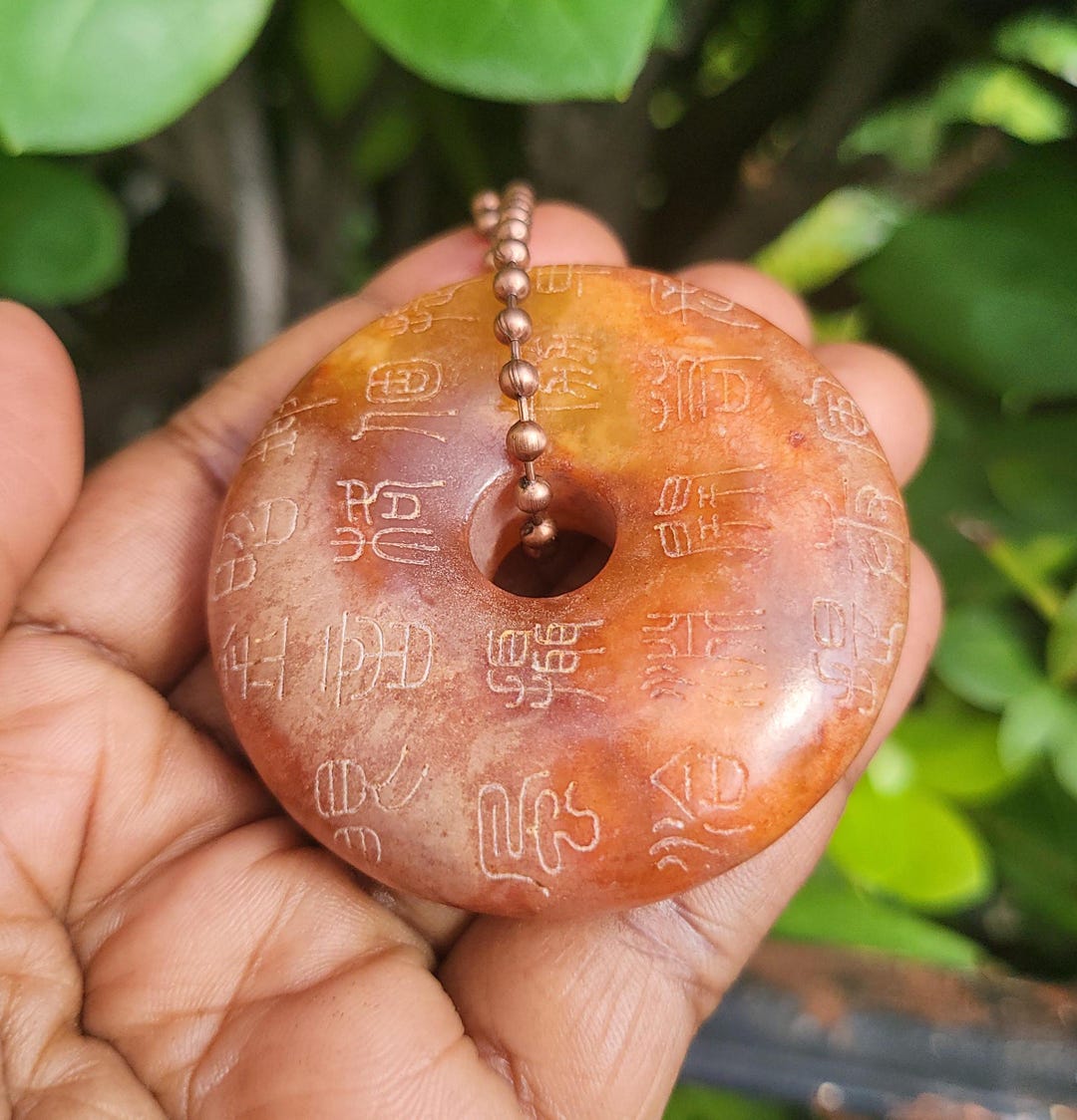 Yubi Scribe Han Dynasty Ring Jade Fengshui Text Auspicious Exorcism ...