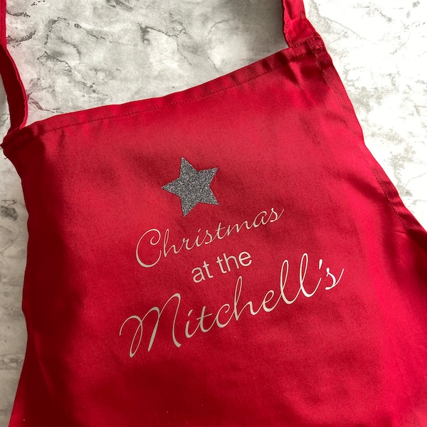 Christmas Apron - Etsy UK
