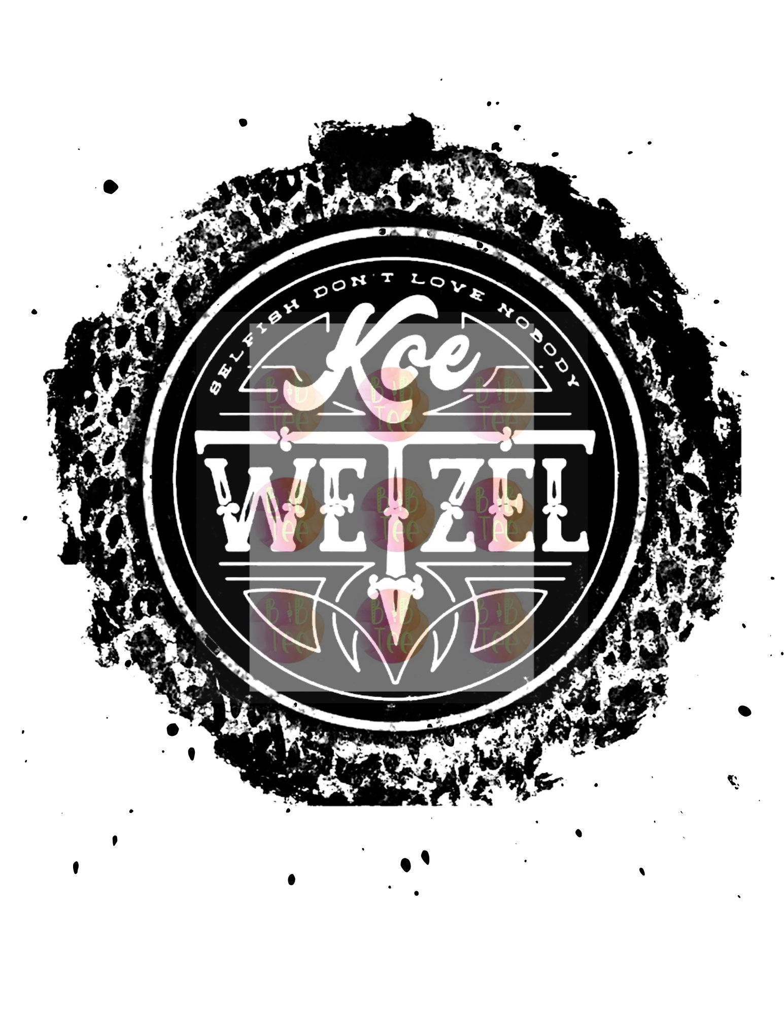 Black/white Koe W Design - Etsy