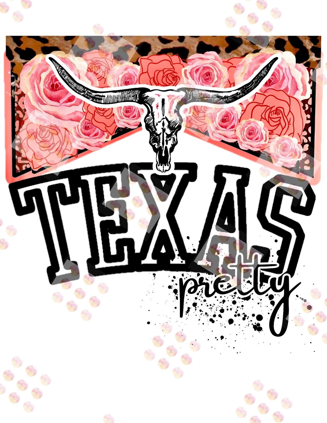 Texas Pretty Png Digital Download - Etsy