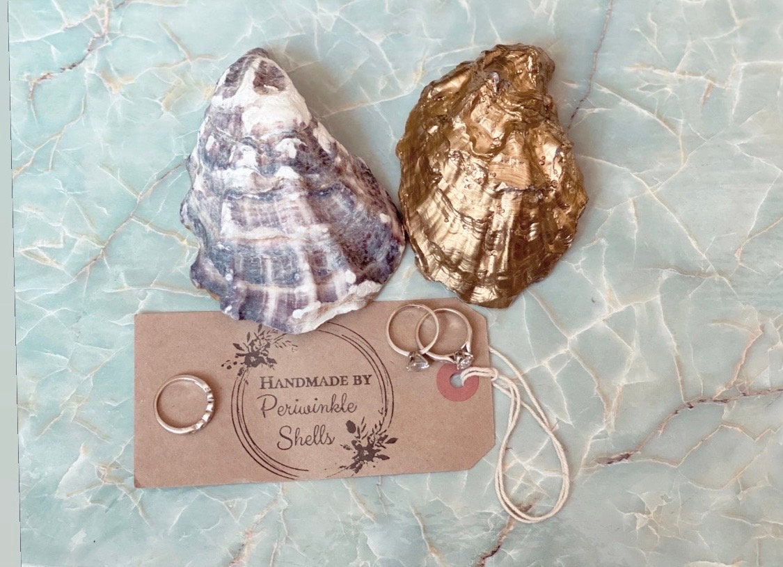 Double Blue Fish on Oyster Shell - Etsy