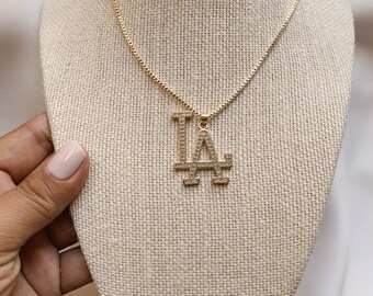Gold Dodgers Necklace - Etsy