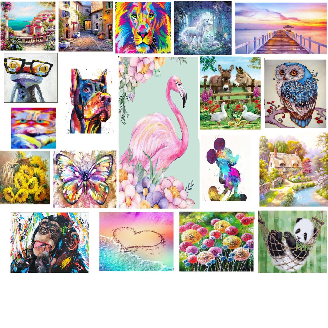 Extra Large Painting by Numbers 57 X 47 Canvas Size - Etsy