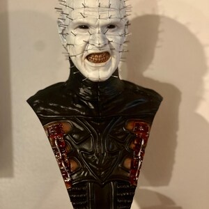 Hellraiser Pinhead Bust Statue Horror 1:2 Scale - Etsy