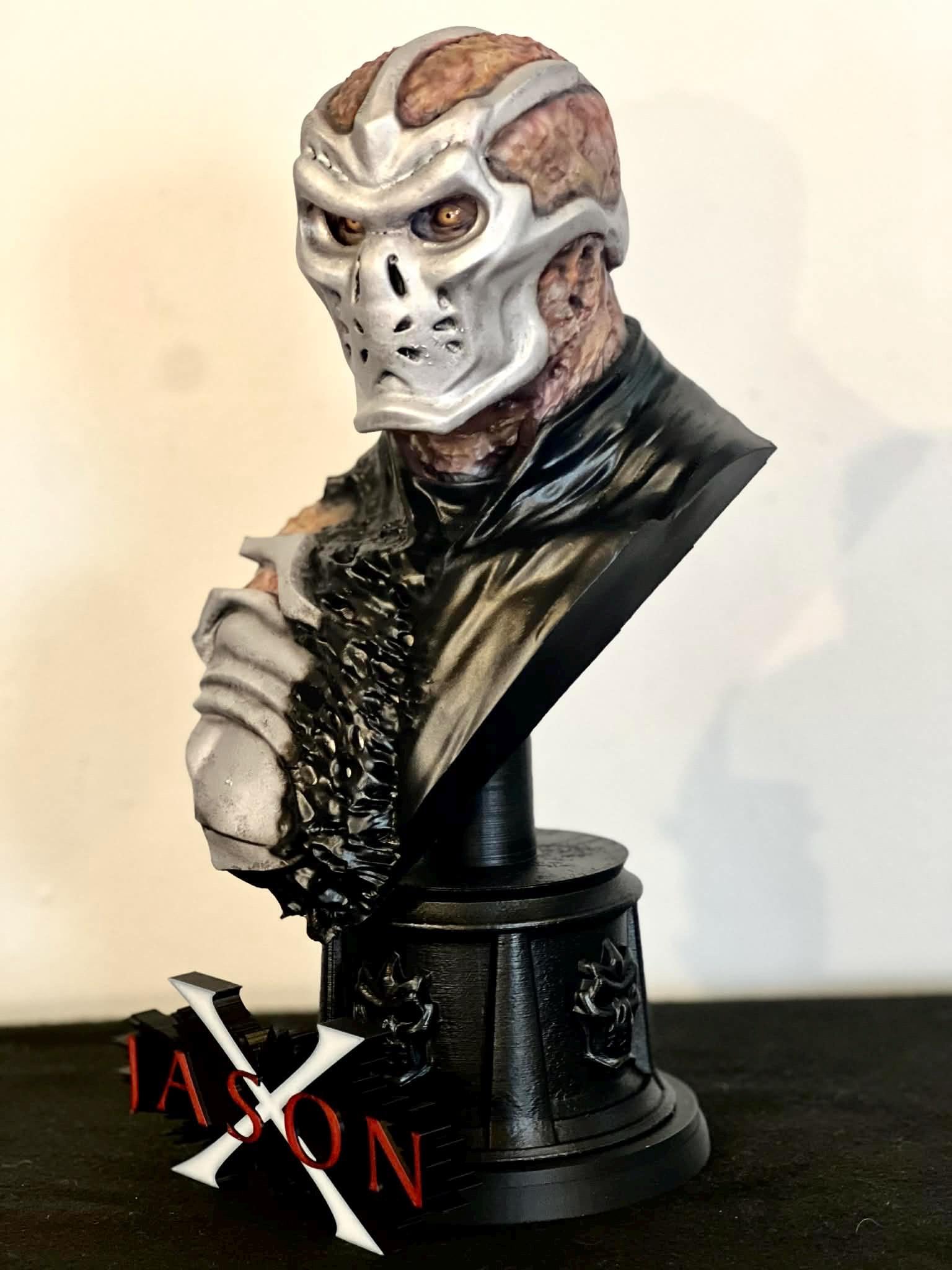 Jason X Horror Bust Statue Prop Friday the 13th - Etsy