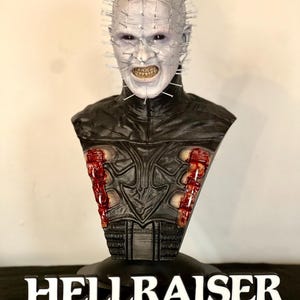Hellraiser Pinhead Bust Statue Horror 1:2 Scale - Etsy