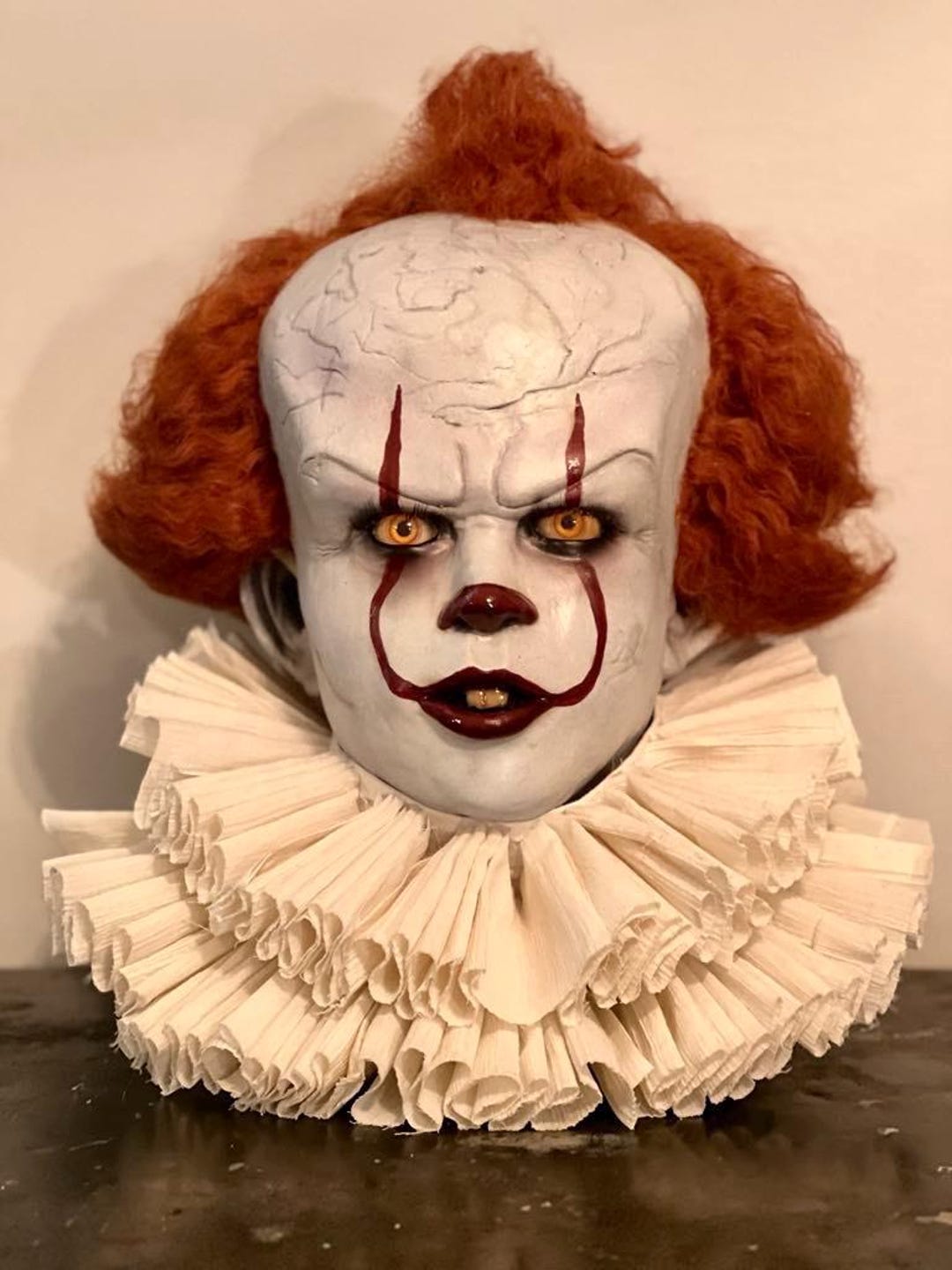 Pennywise V2 1:1 Resin Horror Bust Prop - Etsy