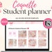 Coquette Student Planner, Template Notion, All-in-one, ADHD, Aesthetic ...