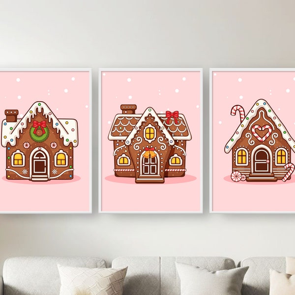 Gingerbread Wall Art - Etsy