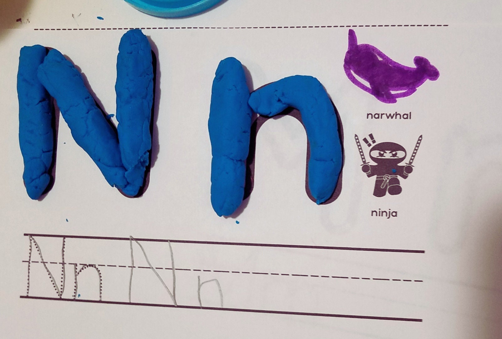 Alphabet Play Doh Mats: ABC Tracing Printables for Preschool (digital ...