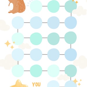Printable Reward Chart for Kids, Fun Cute Playful Boy Girl - Etsy