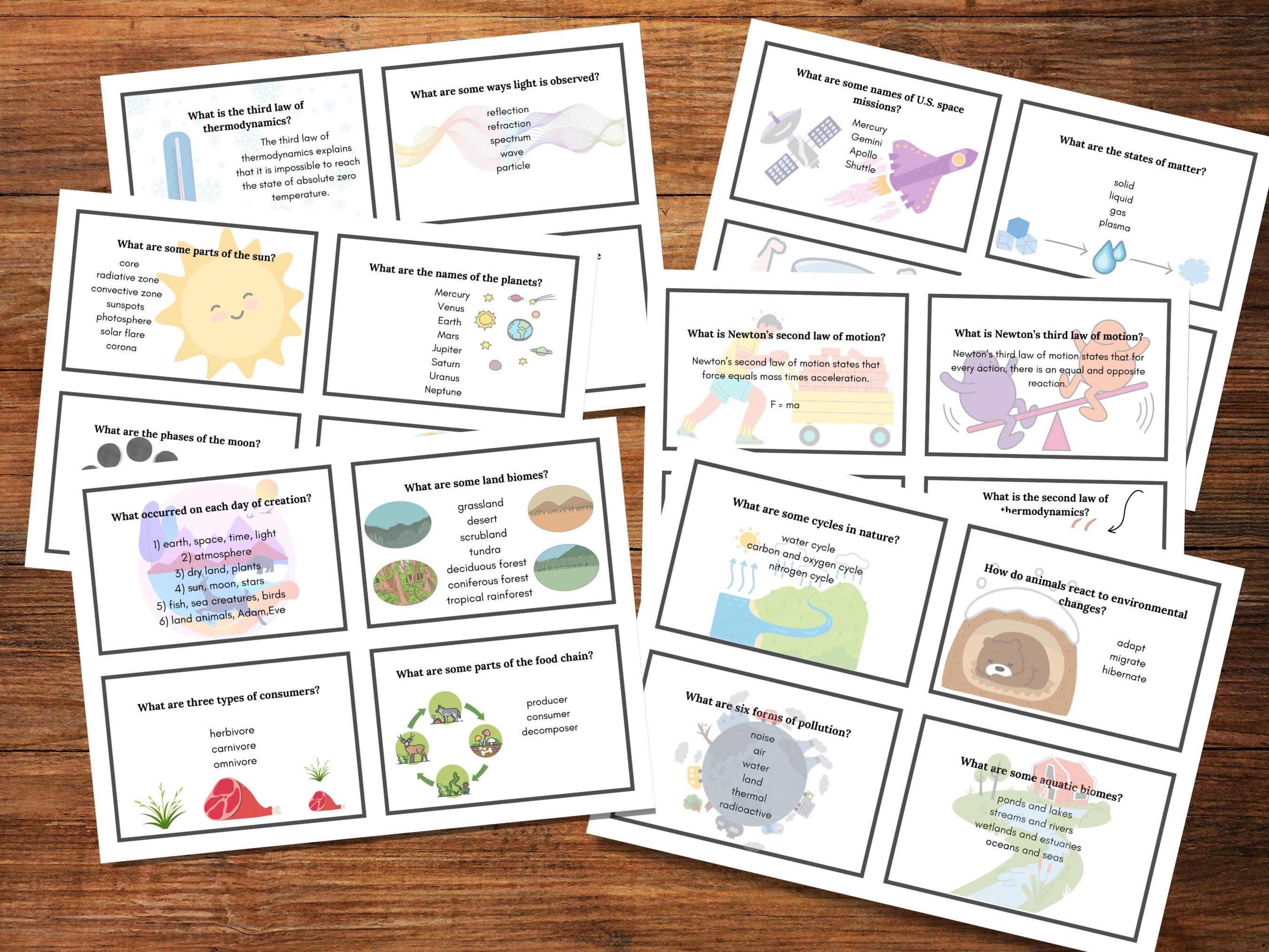CC Cycle 2 Science, Memory Work Travel Flashcards, Classical ...