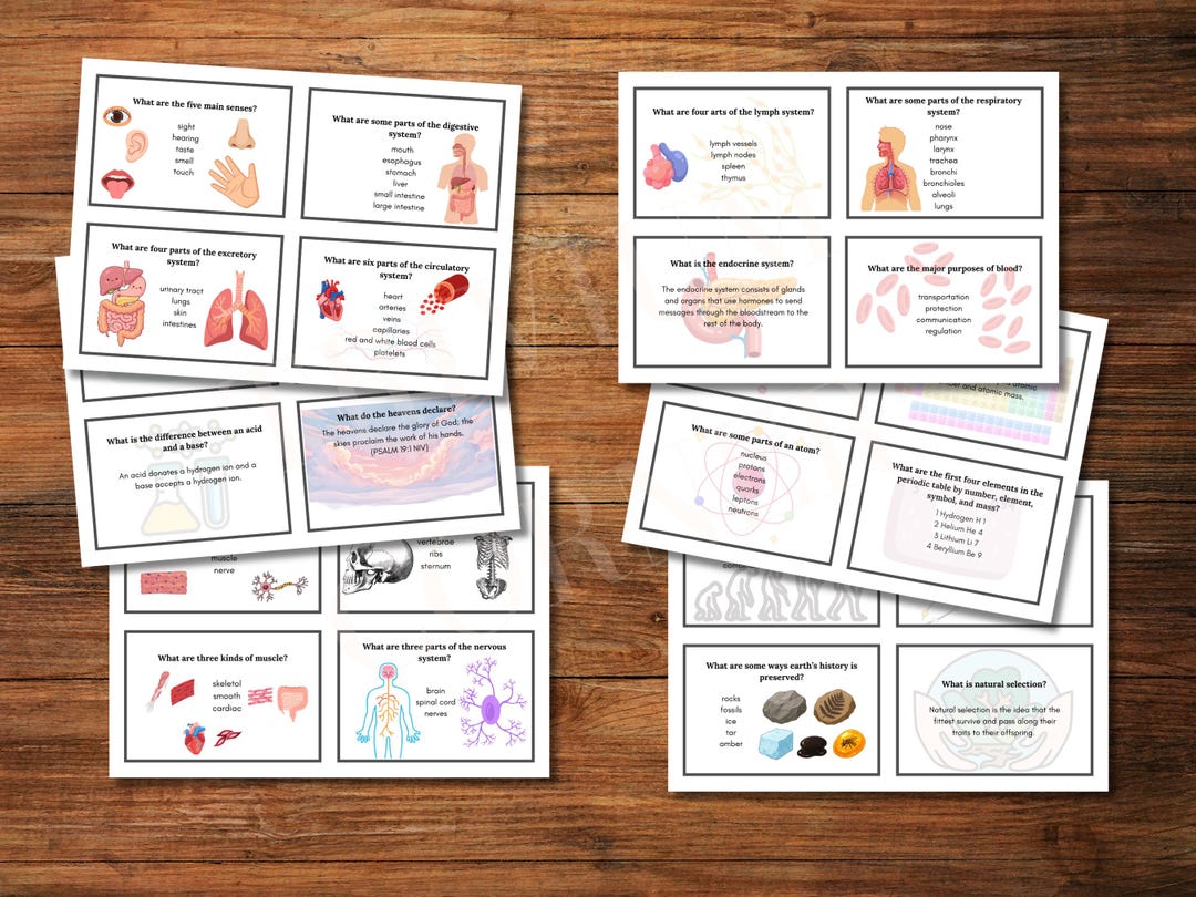 CC Cycle 3 Science Flashcards, Memory Work, Classical Conversations ...