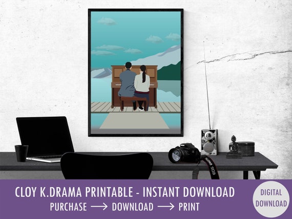 Crash Landing on You Art Print CLOY Art Print Kdrama Art - Etsy